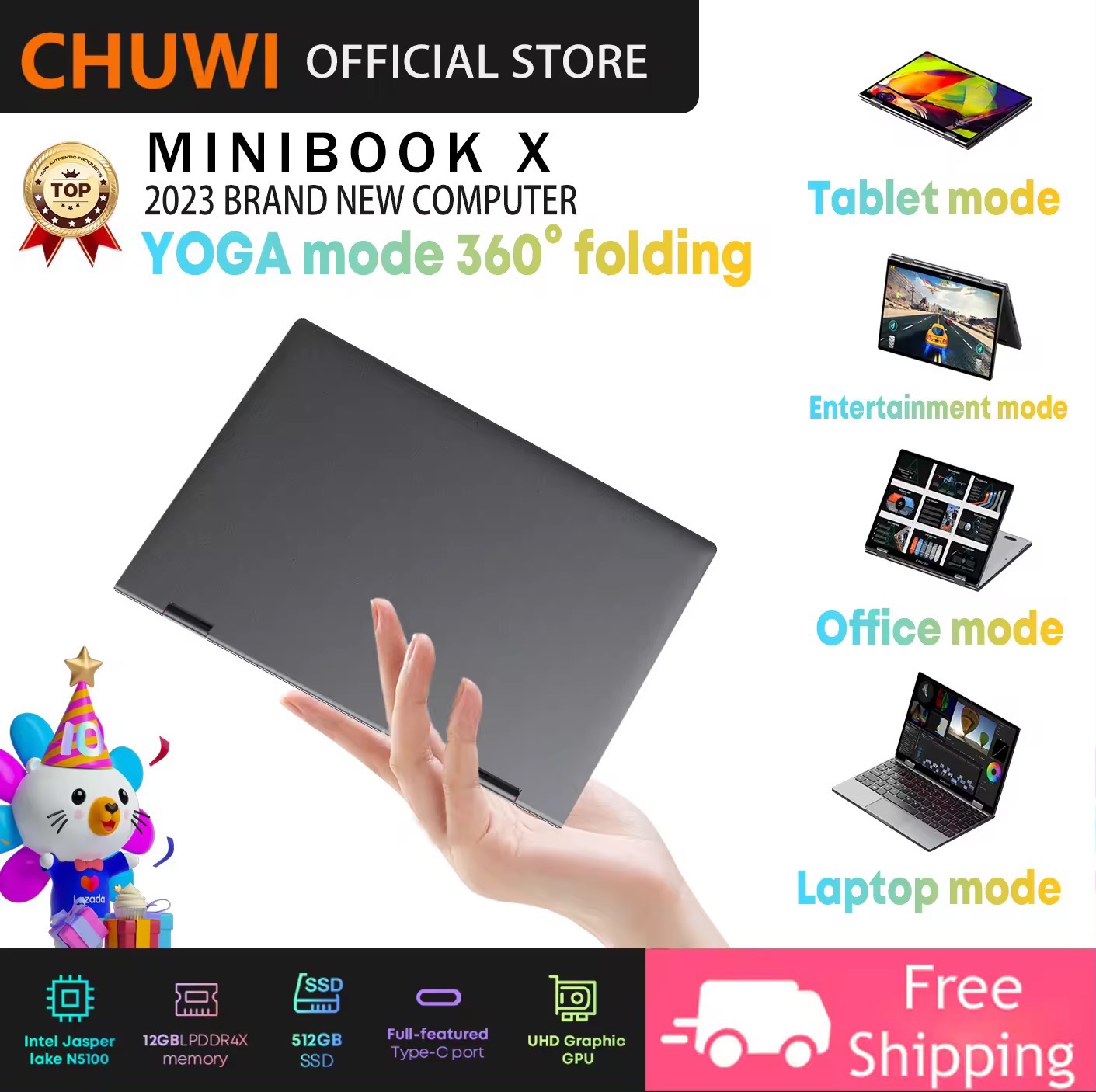 CHUWI MiniBook X Laptop 2023 – DodiShop :: คัดสรรสินค้าราคาโปรพิเศษเพื่อคุณ