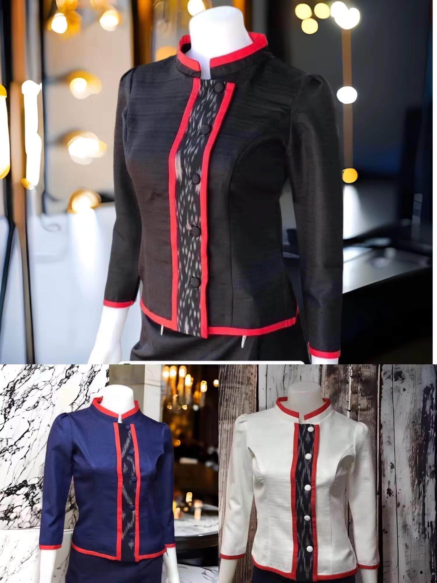 เสื้อไหมหม่อนทรงภูไทแถบผ้าฝ้ายทอมือ – DodiShop :: คัดสรรสินค้าราคาโปรพิเศษเพื่อคุณ