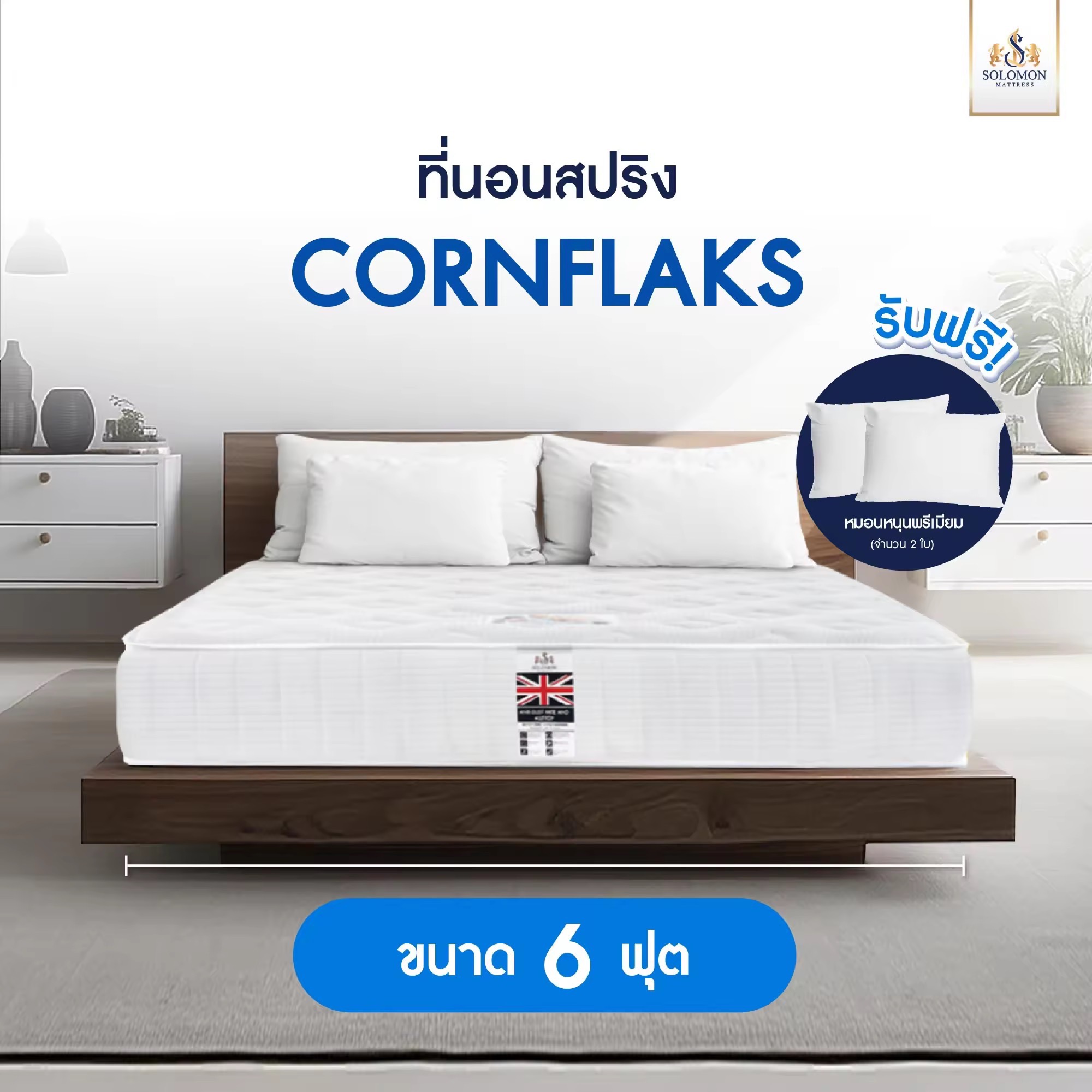 ที่นอนสปริงหนา 9 นิ้ว รุ่น Cornflaks – DodiShop :: คัดสรรสินค้าราคาโปรพิเศษเพื่อคุณ